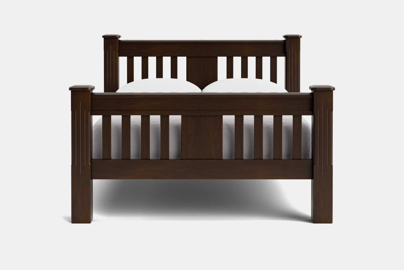 Maison High Foot Slat Bed Frame – Coastwood Furniture
